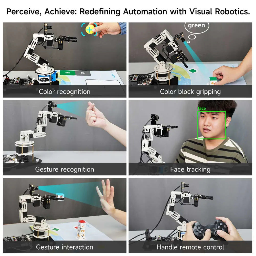 Dofbot Se Ai Vision Robotic Arm With Ros2 Python Programming Virtual Machine Version Robotshop