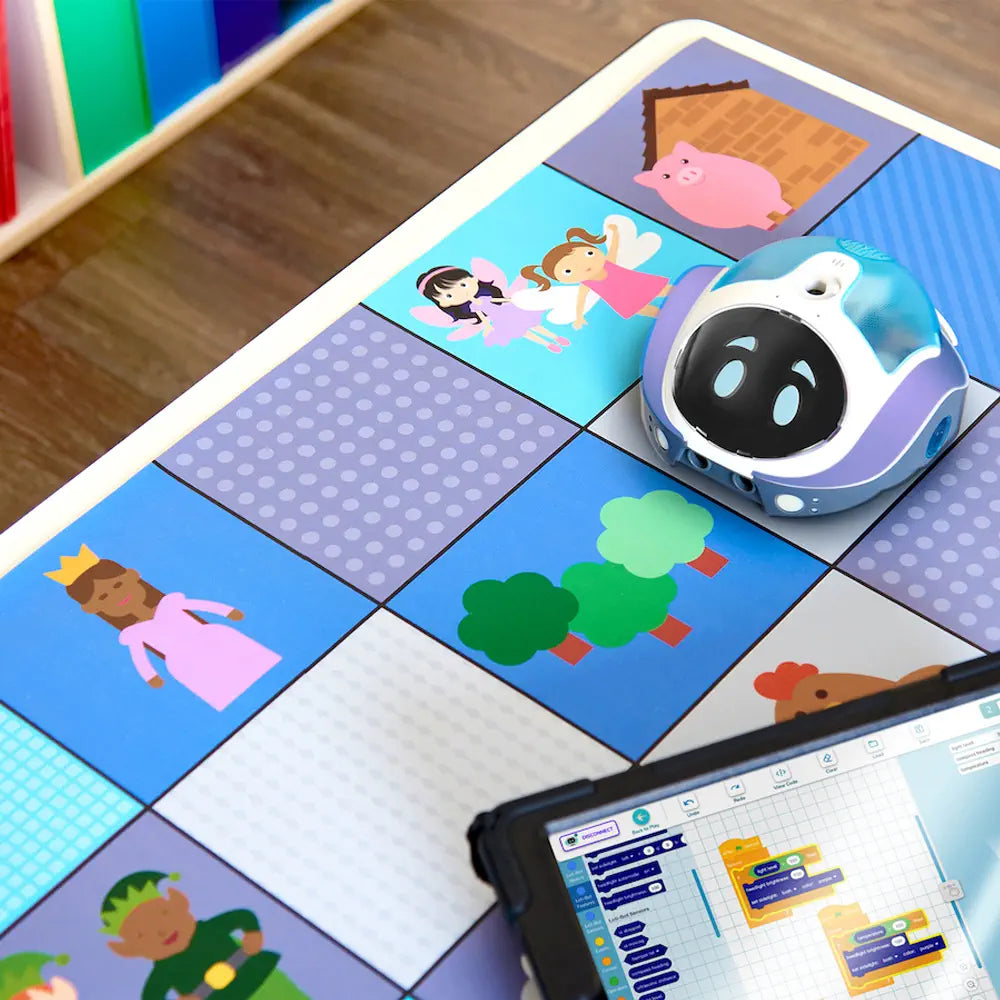TTS Loti-Bot Coding Robot with Fairy Tale Mat Bundle Pack, Educational ...