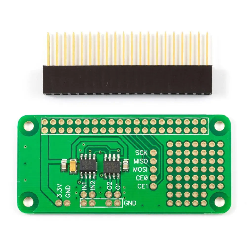 2 Channel 12-bit Analog to Digital Converter / DAC for Raspberry Pi Zero - RobotShop