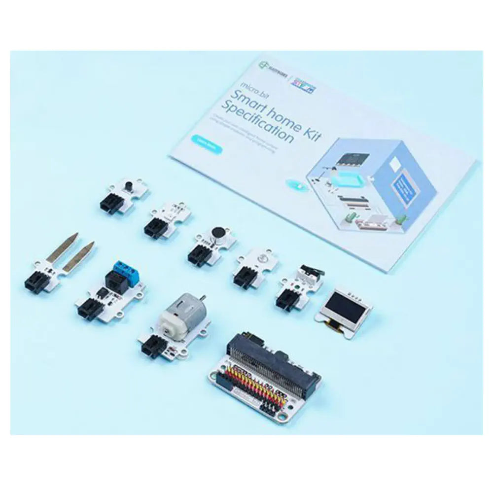 Elecfreaks micro:bit Smart Home Kit, Educational Basic Coding Electronics Modules Model Kits ...