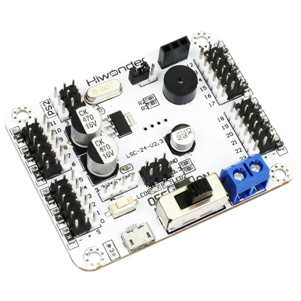 Hiwonder 24 Channel Digital Servo Controller w/ 16M Memory, Arduino Compatible - RobotShop
