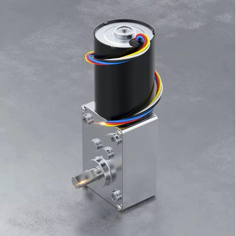 12V 14RPM DC Brushless Reduction Worm Gear Motor 5840-3650 - RobotShop