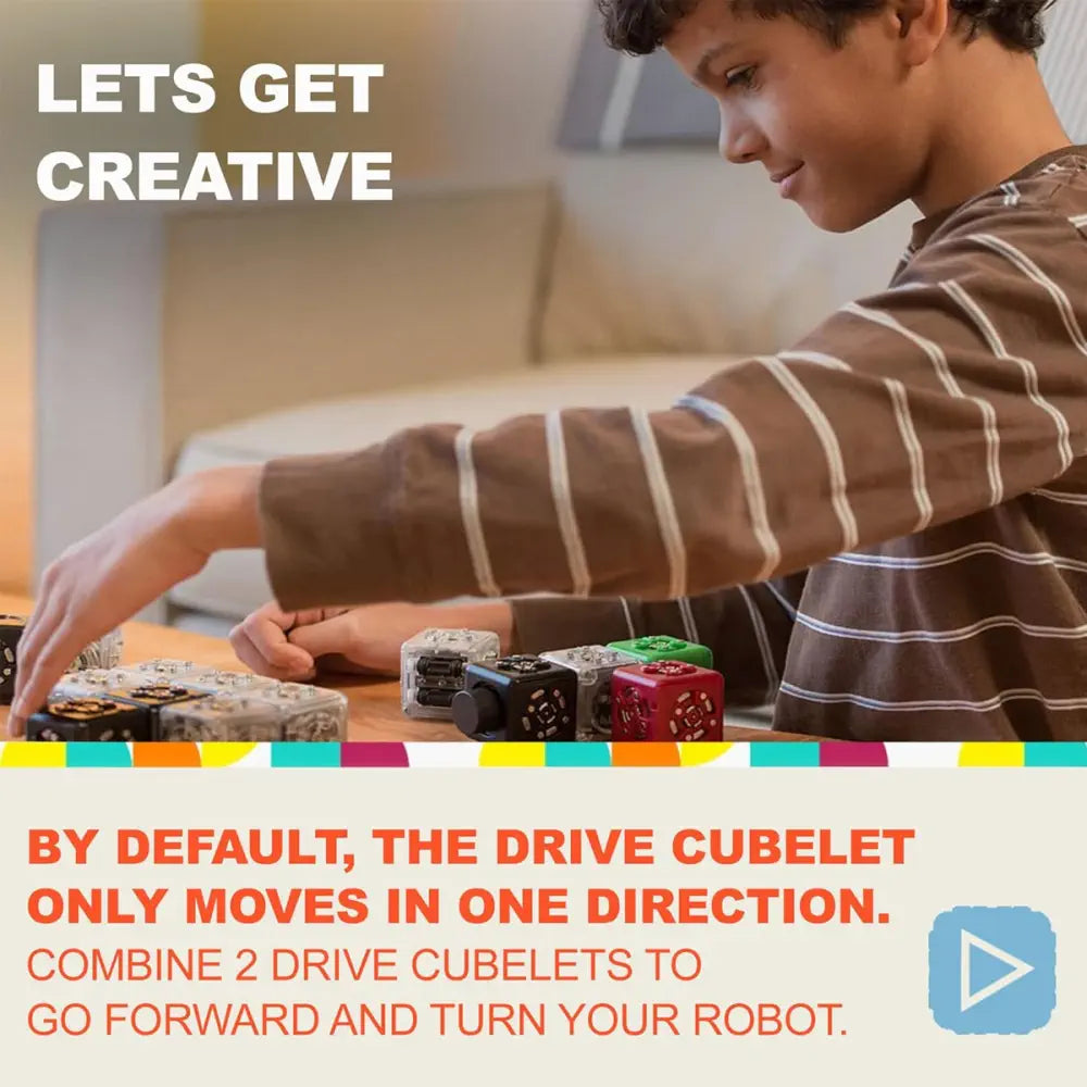 Modular Robotics Flashlight Cubelet - STEM Robotics Blocks Construction Kit - RobotShop