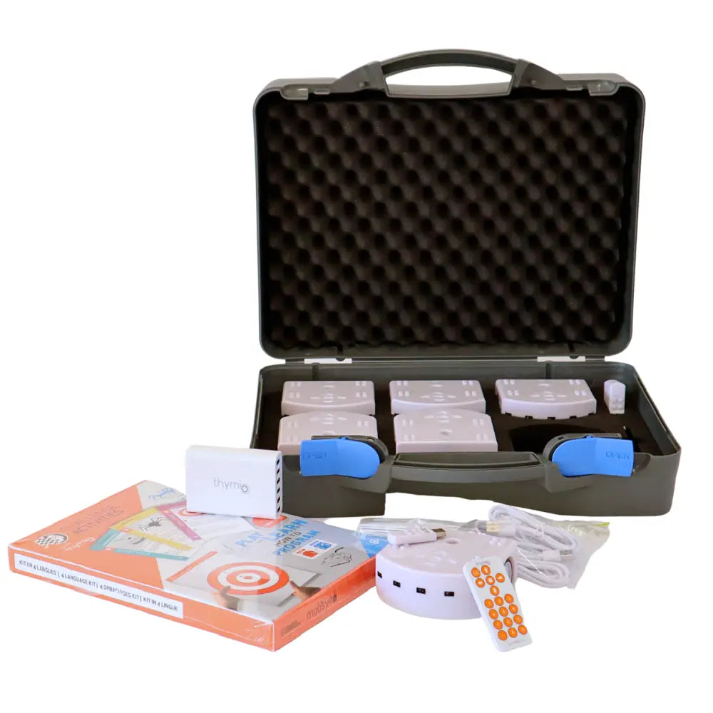 Thymio Wireless - Suitcase for 6 robots - RobotShop