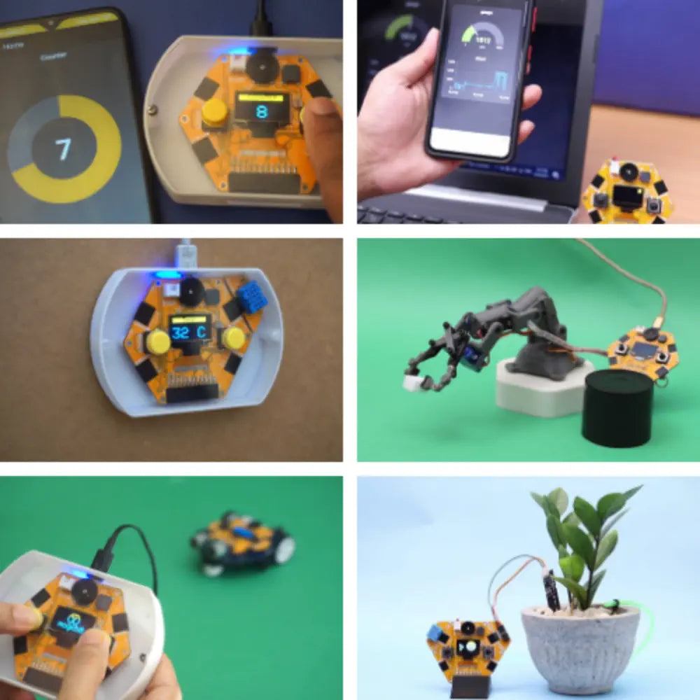 Magicbit Pro ESP32 Arduino Compatible Development Kit w/ Modules - RobotShop