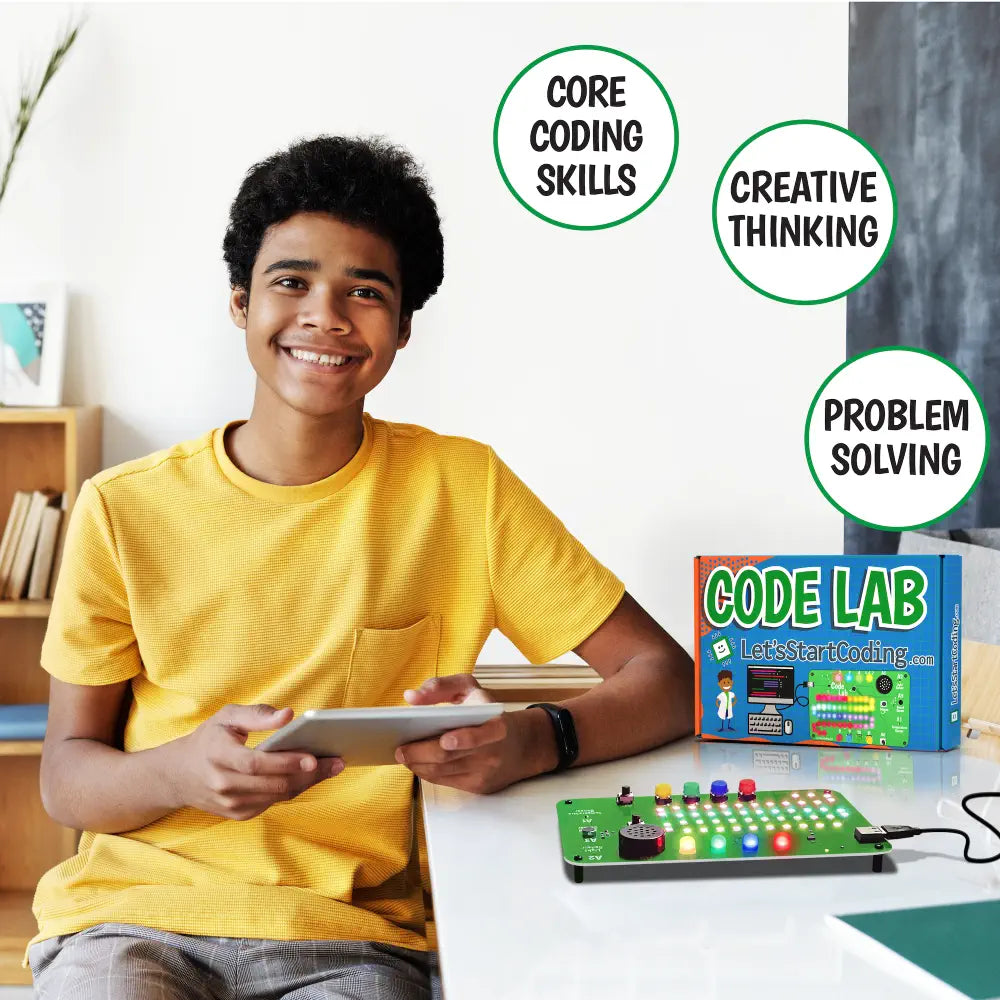 Kit de Programación Todo Incluido Code Lab para Niños de 8+ | Juguete Educativo STEM Premium ...
