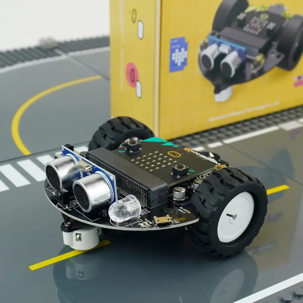 Tiny:bit Smart Robot Car for STEM Coding Education, Powered By Micro:bit (w/o Microbit Board ...