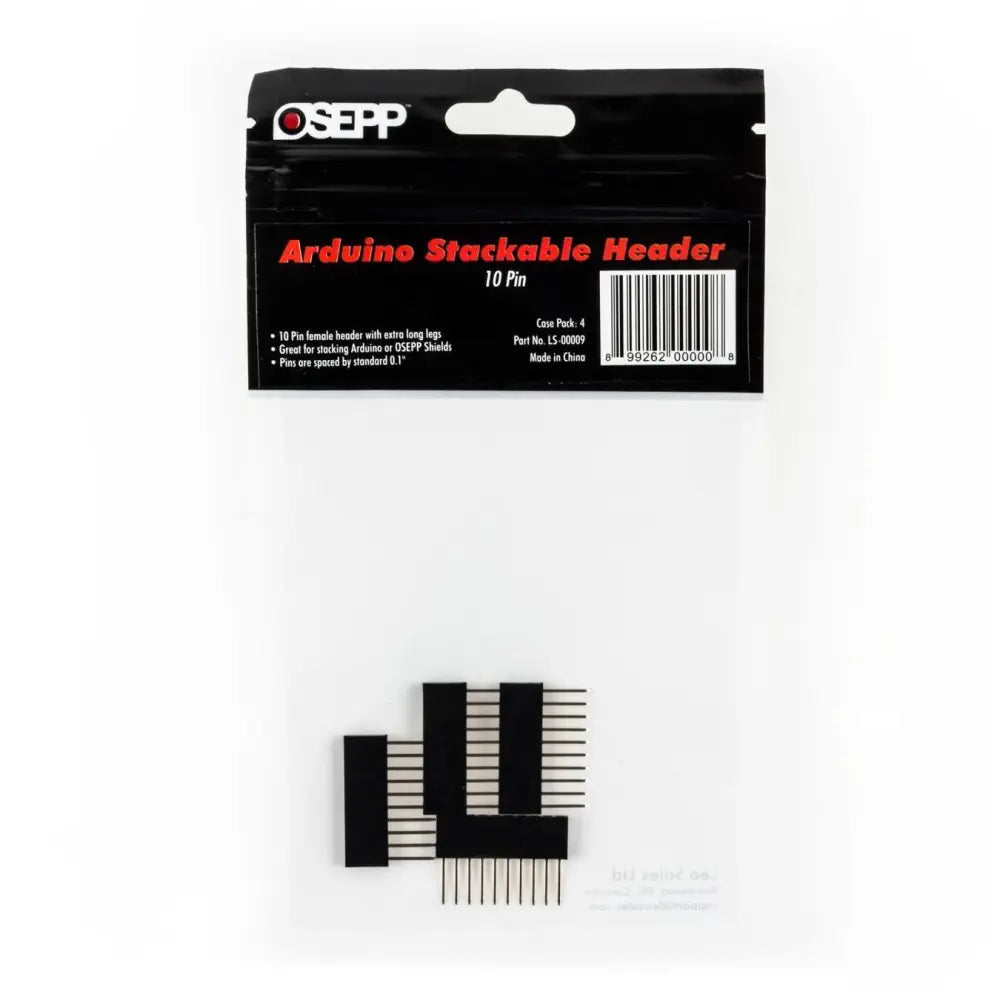 Arduino Stackable Header 10 Pin 4pk Robotshop