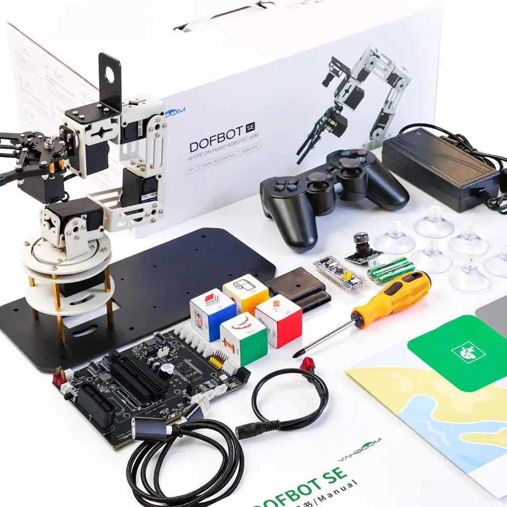 Dofbot Se Ai Vision Robotic Arm With Ros2 Python Programming Virtual Machine Version Robotshop
