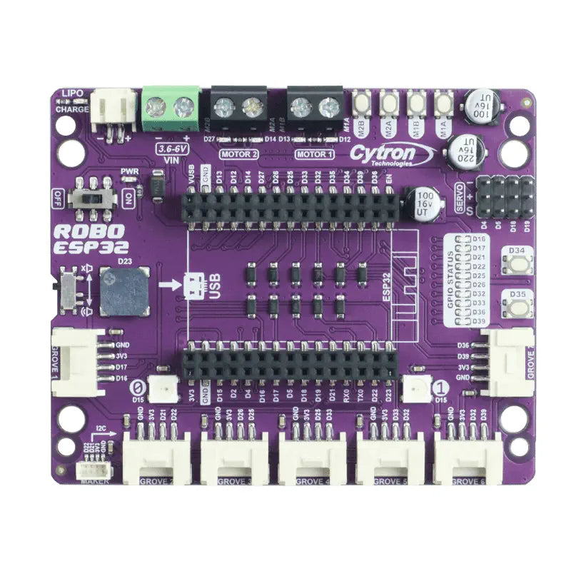 Cytron Robo Esp32 Simplifying Robotics W Esp32 Robotshop