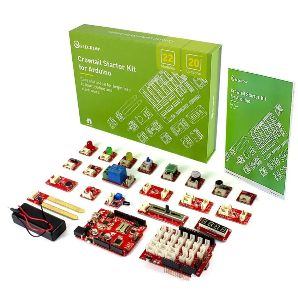 Elecrow Crowtail Starter Kit for Arduino - RobotShop