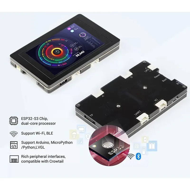 ESP32 Terminal 3.5-inch Parallel 480x320 TFT Capacitive Touch Display (ILI9488) - RobotShop