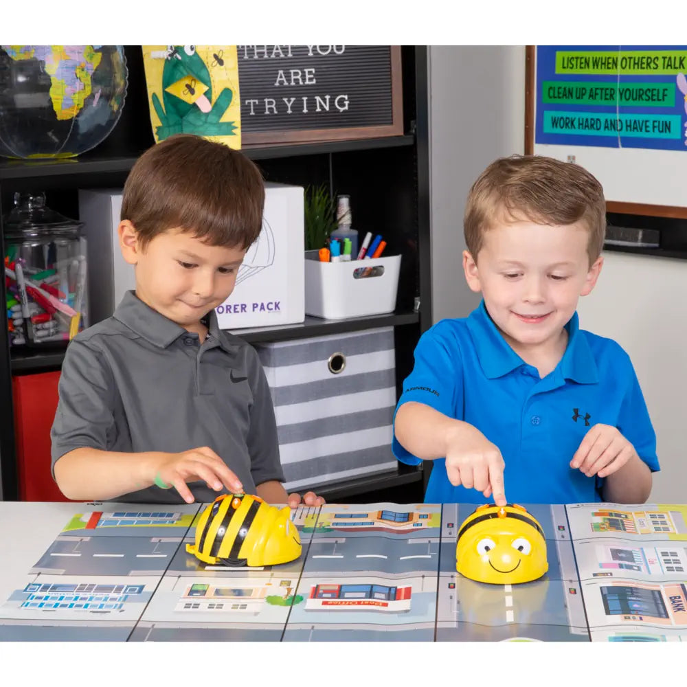 TTS Bee Bot Seaside Floor Mat, 90 X 105cm - RobotShop