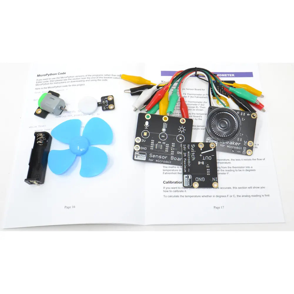 Monk Makes Electronic Starter Kit for micro:bit - RobotShop