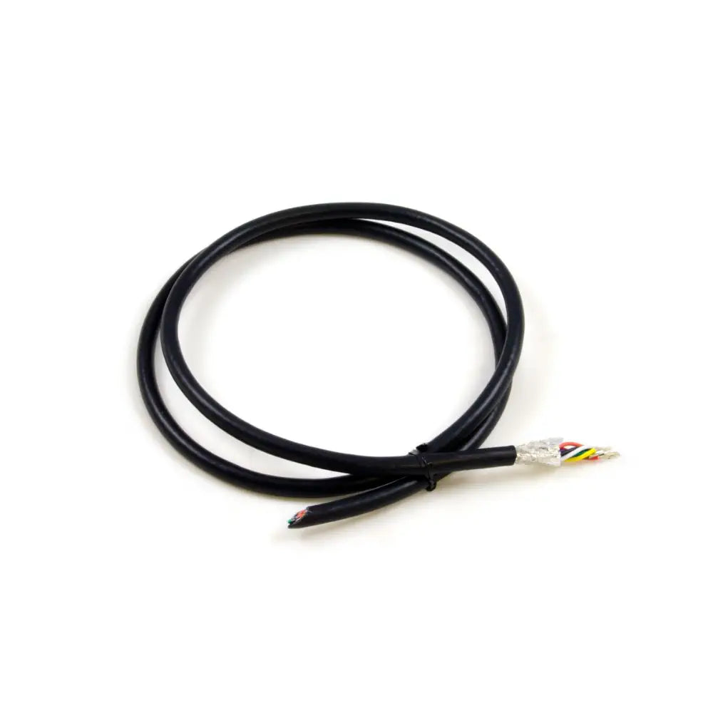 Cable Phidgets 8 Conductores 20AWG Negro (Shielded) - RobotShop