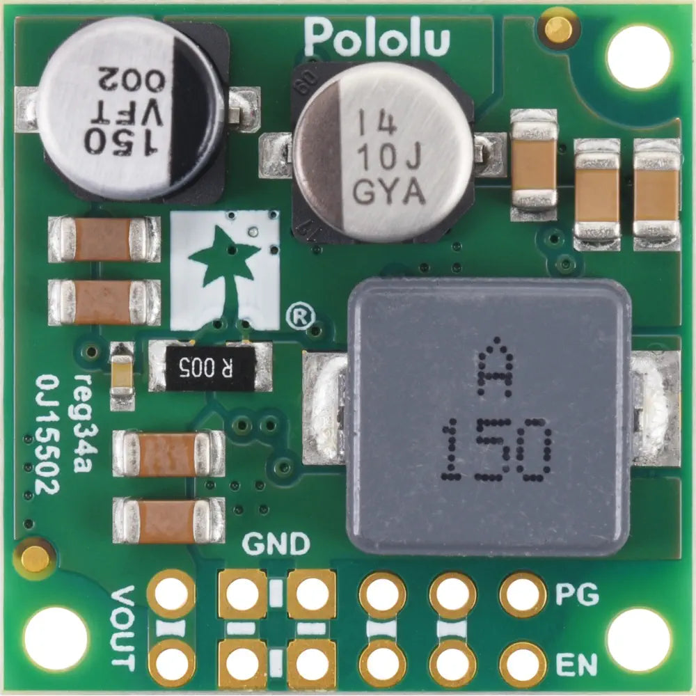 Regulador de Voltaje Step-Down Pololu D42V55F24 24V 4A - RobotShop