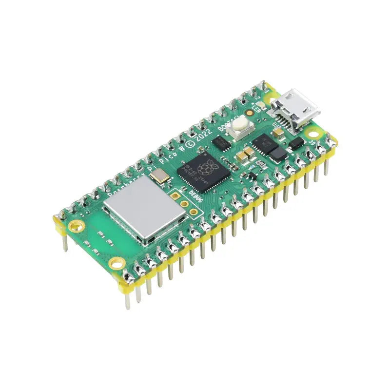 Waveshare Raspberry Pi Pico W Microcontroller Board, WiFi (Basic Kit) - RobotShop