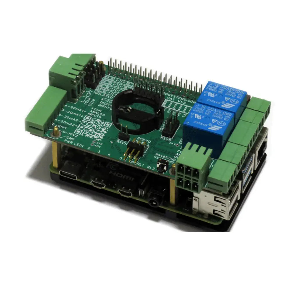 Sequent Microsystems Multi Io 8 Layer Stackable Hat For Raspberry Pi Robotshop