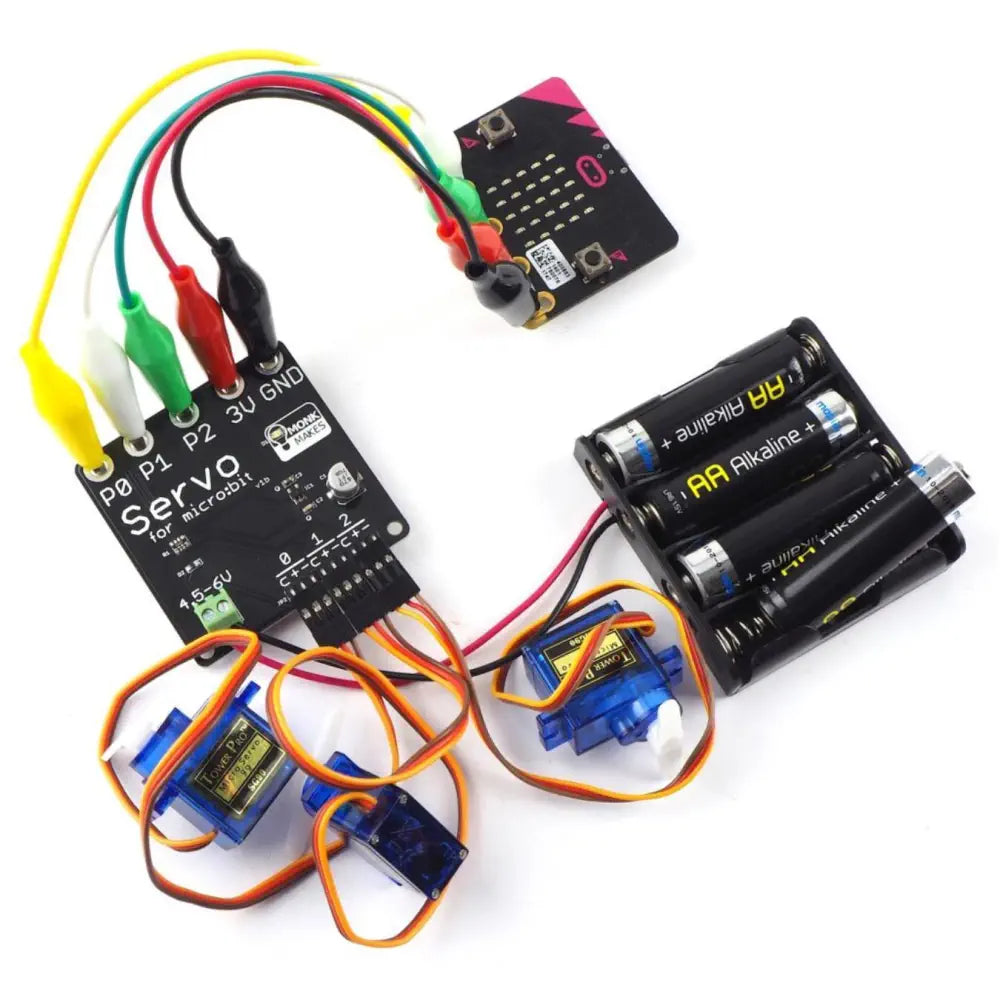 Servo Controller for micro:bit Monk Makes - RobotShop