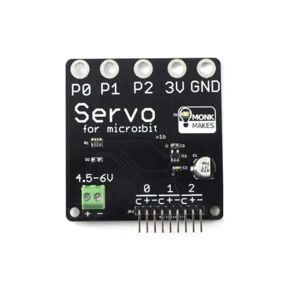 Servo Controller for micro:bit Monk Makes - RobotShop