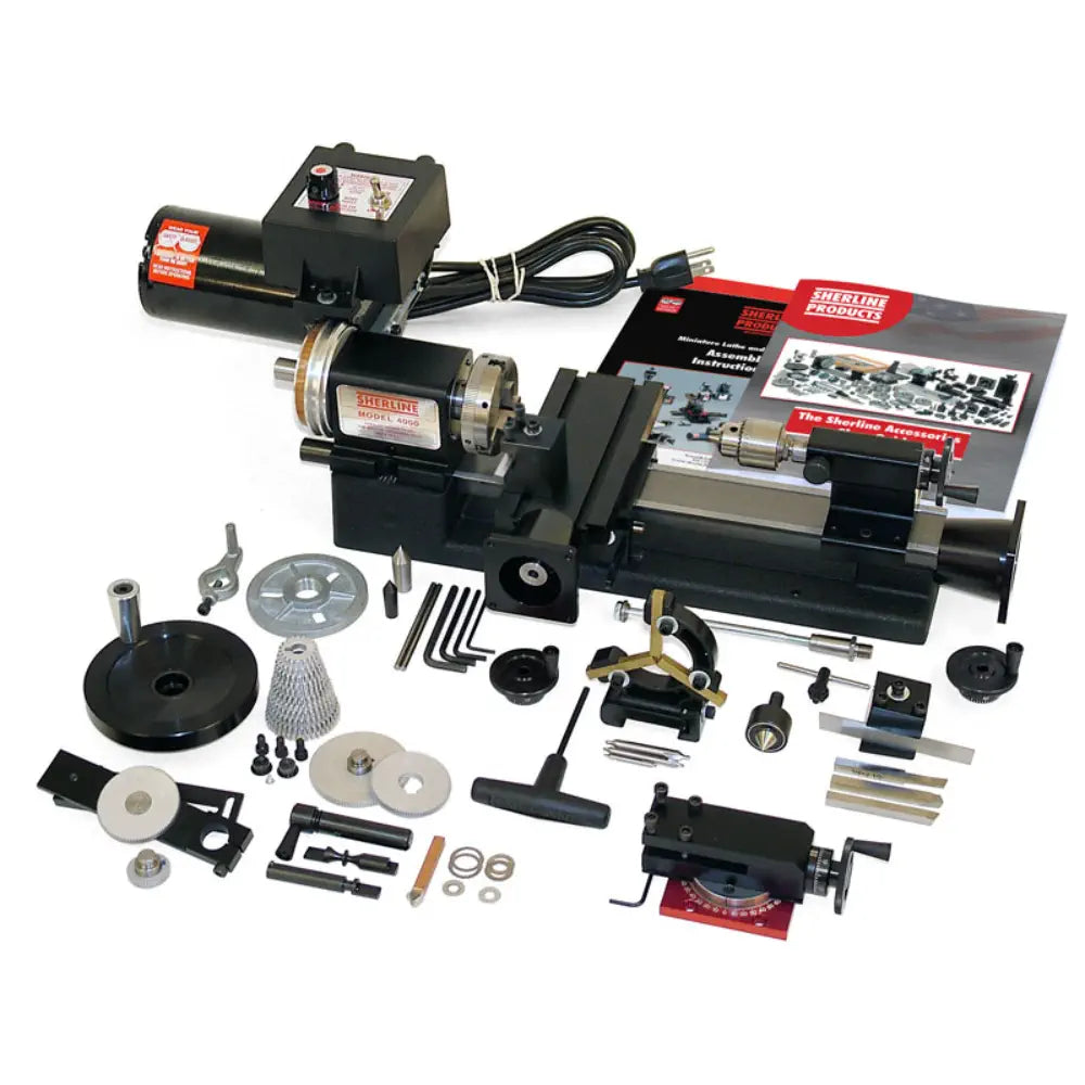 Sherline 8-Inch Tabletop Lathe Package C CNC Ready (Metric) - RobotShop