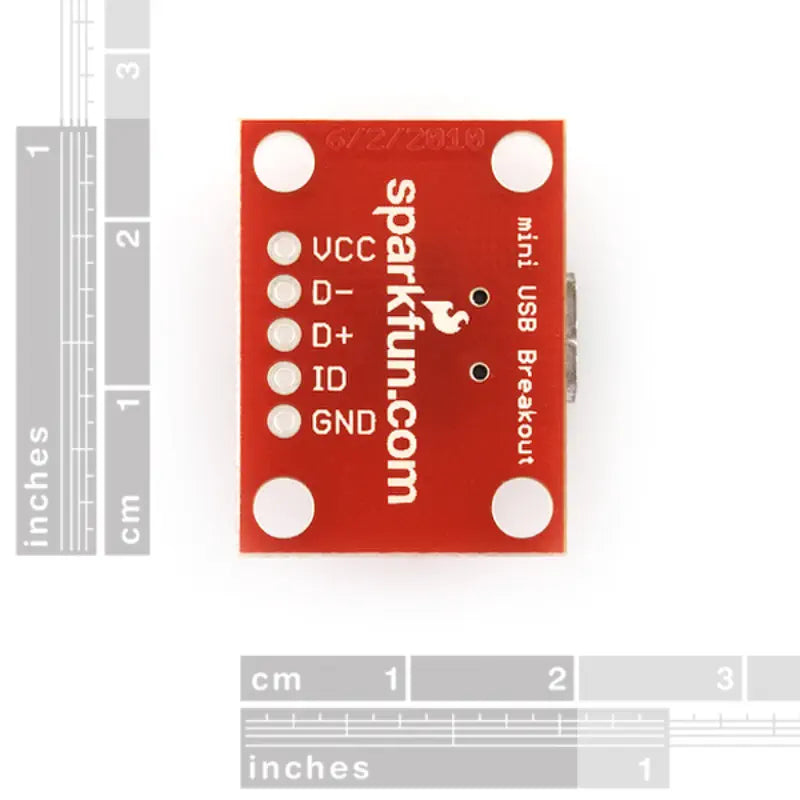 Placa de Conexión USB Mini-B de SparkFun - RobotShop