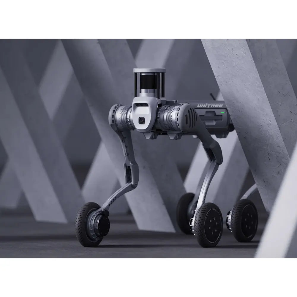 Unitree B2-W Wheeled Robotic Dog w/ Nav Kit - RobotShop