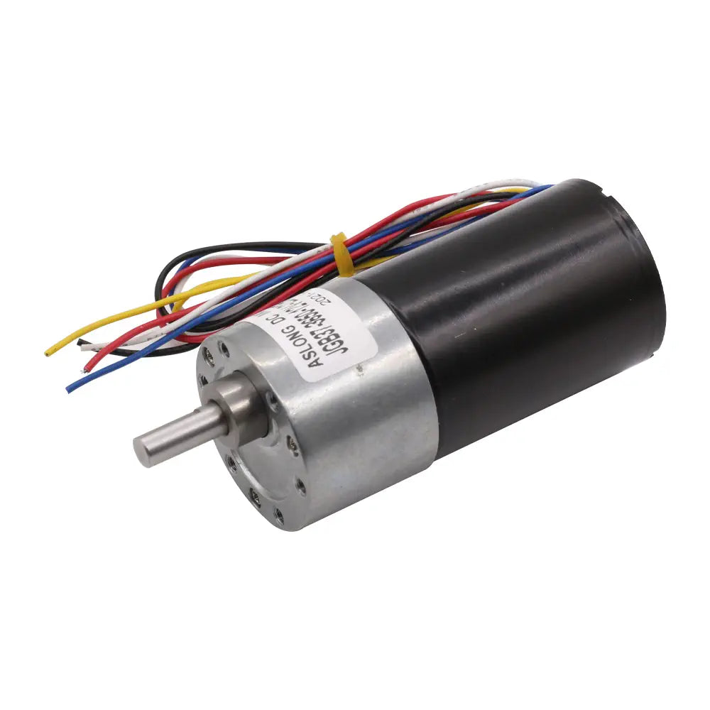37mm Diameter, 24V, 800RPM Brushless DC Geared Motor - RobotShop