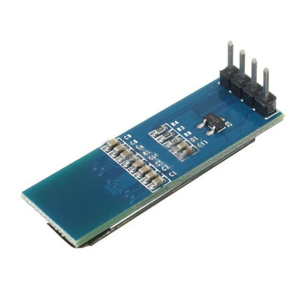 0.91-inch 128x32 I2C OLED Display - Blue - RobotShop