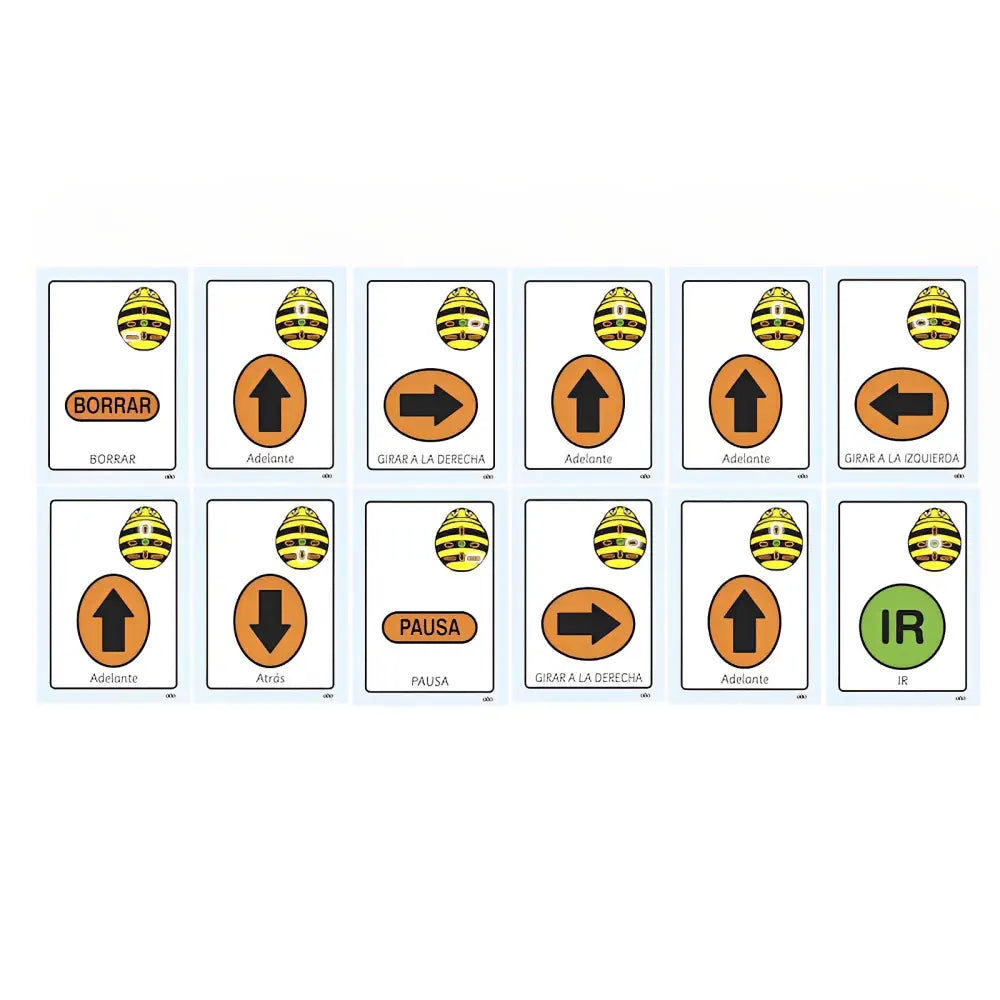 TTS A5 Bee-Bot Sequence Cards – Durable 49-Card Coding & Programming ...