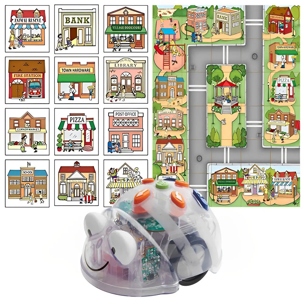TTS Blue-Bot Coding Robot with Community Mat and 3D Community ...