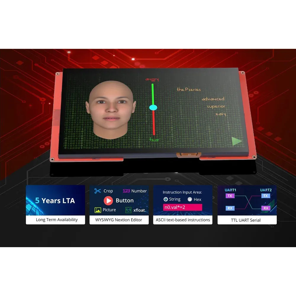 Nextion 10.1-Inch NX1060P101 Intelligent Series Resistive HMI Touch ...