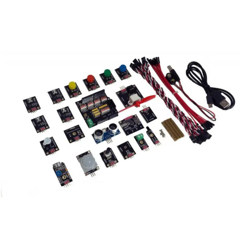 101 Sensor Basics Starter Kit - RobotShop