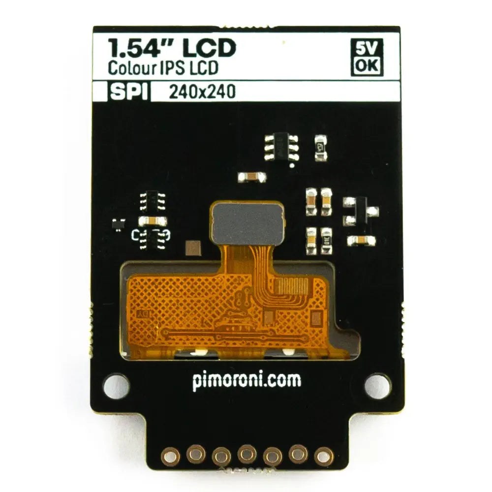 1.54inch SPI Colour Square LCD (240x240) Breakout - RobotShop