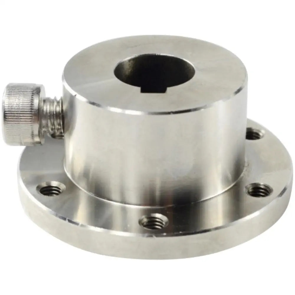 16mm Shaft Universal Stainless Mounting Key Hub - RobotShop