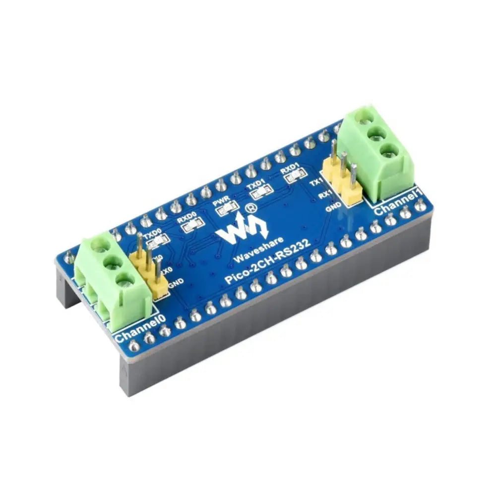 2-Channel UART to RS232 Module for Raspberry Pi Pico, SP3232EEN ...