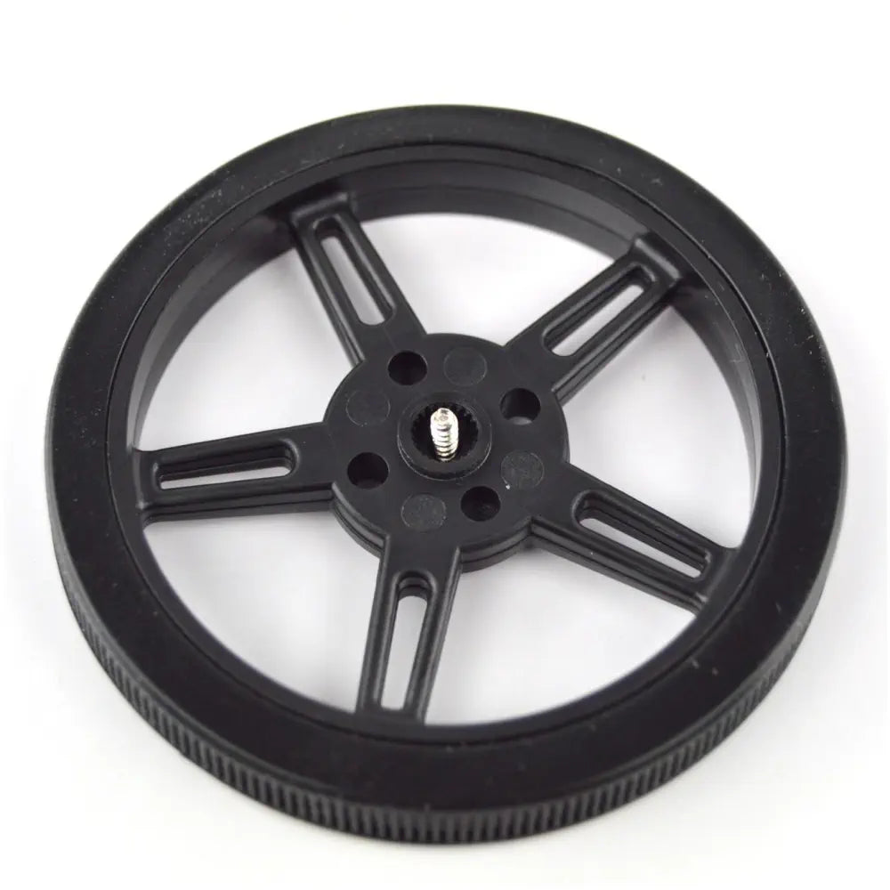 2.4" Wheel for Micro Continuous Rotation FS90R Servo - RobotShop