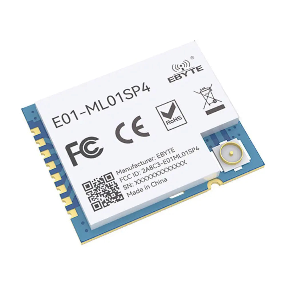 E01-ML01SP4 NRF24l01P SPI Low Power 2.4G Wireless 100mw 24GHZ NRF24l01 RF Module - RobotShop