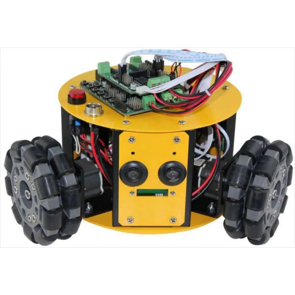 3WD 100mm Omni Wheel Mini Mobile Robot Kit - RobotShop