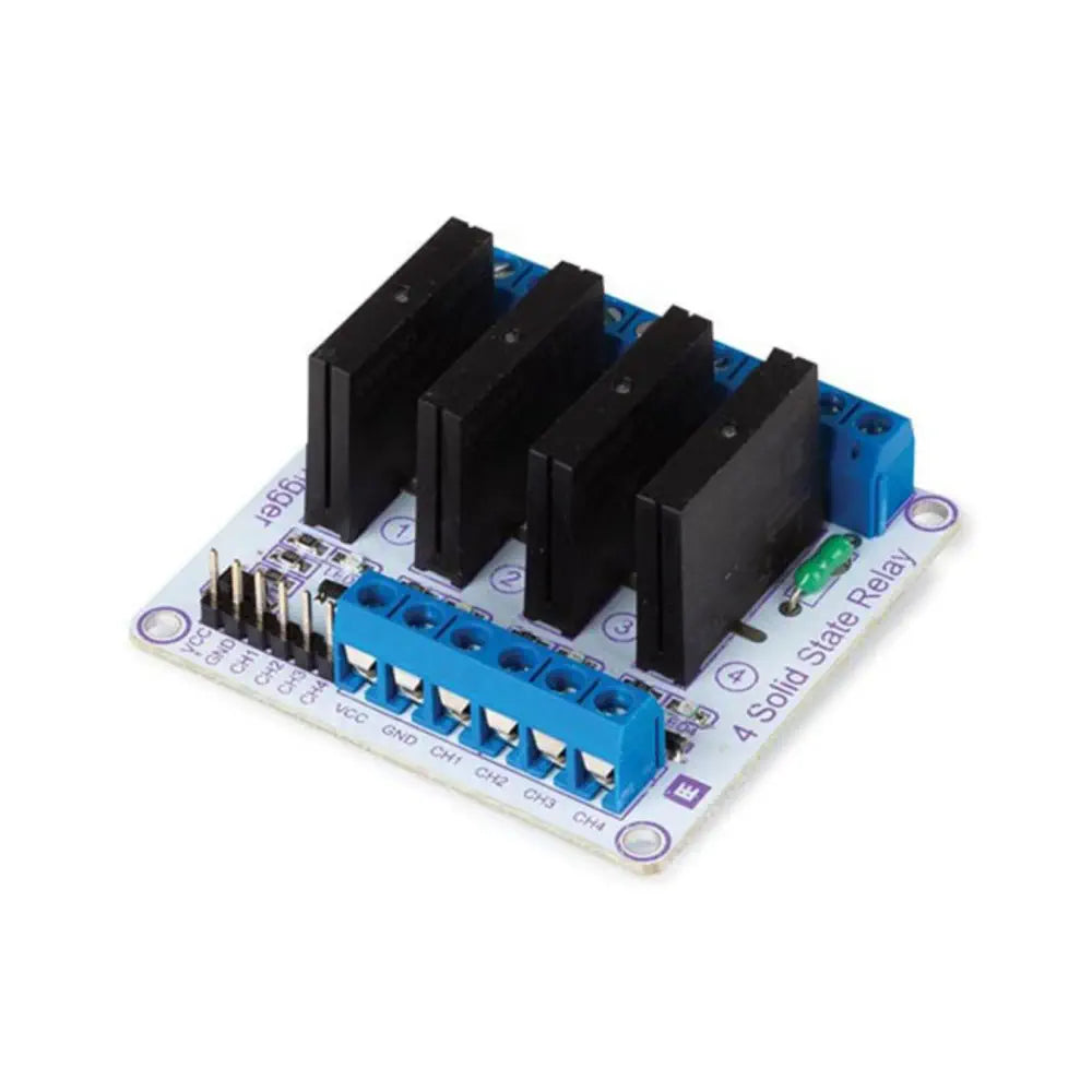 Velleman 4 Channel Solid State Relay Module - RobotShop