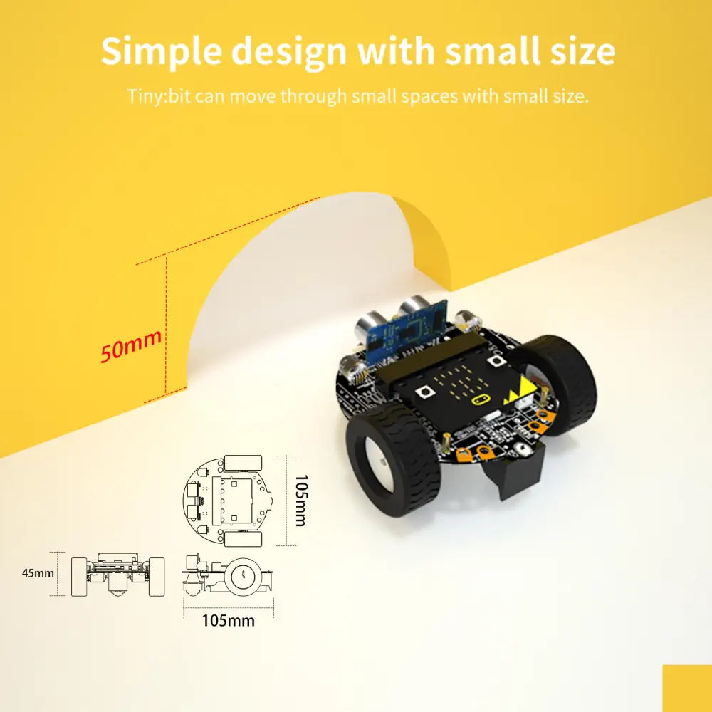 Tiny:bit Smart Robot Car for STEM Coding Education, Powered By Micro ...