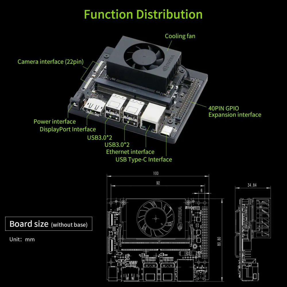 Jetson Orin NANO SUPER Developer Kit SUB with 8GB RAM Based On NVIDIA ...