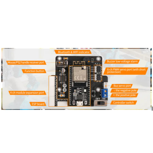 Xarm Esp32 Bus Servo Robotic Arm Powered By Open Source Esp32 Python Programmable Robot Robotshop