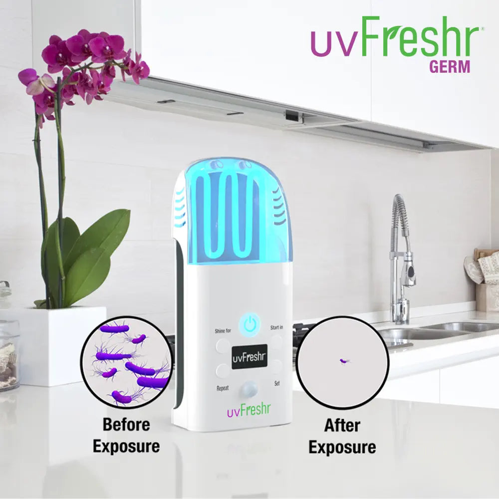 Uvfreshr Germ UVC Light - 99.99999% Disinfection, Lab Tested - RobotShop