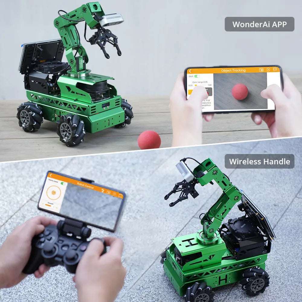 JetRover ROS Robot Car with Vision Robotic Arm Support SLAM Mapping ...