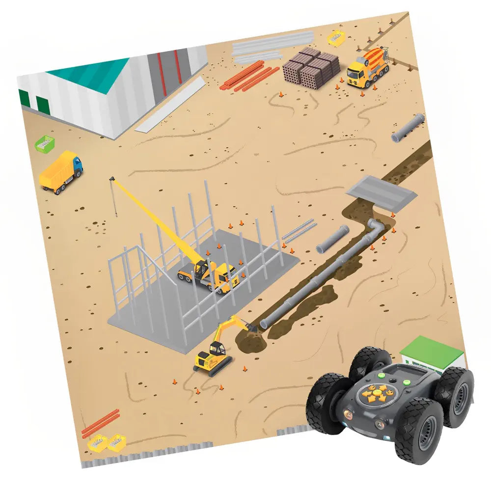 TTS Construction Site Mat for Rugged Robot - RobotShop