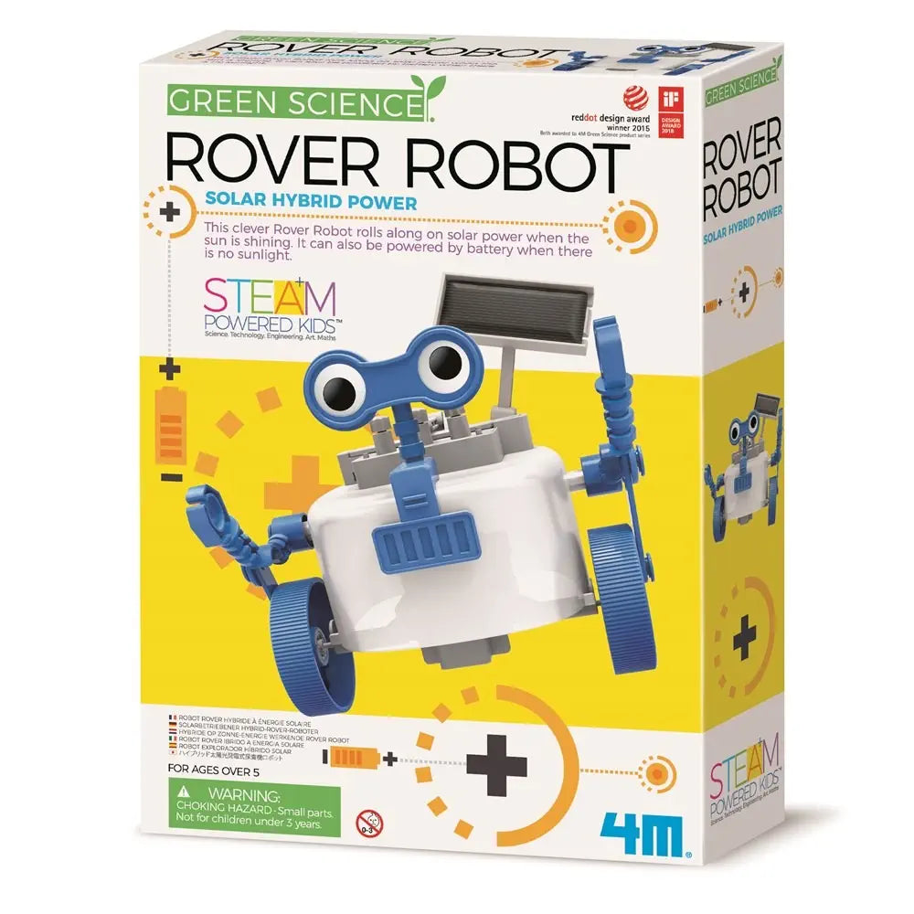 4M Green Science Rover Robot Kit - RobotShop