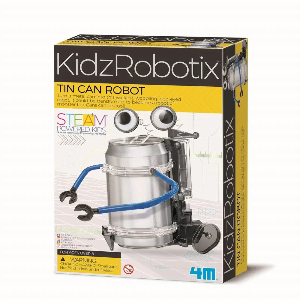 4M KidzRobotix Tin Can Robot Kit - RobotShop