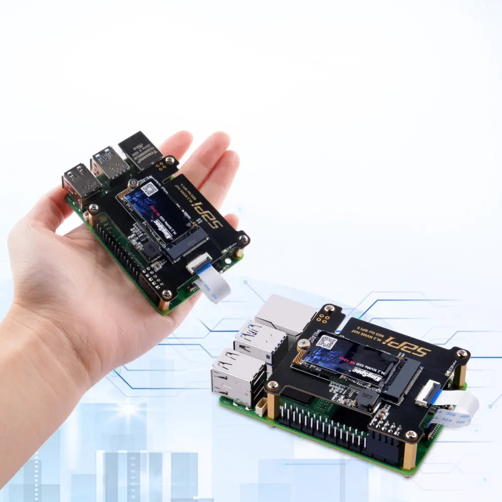 52Pi N05 M.2 2242 PCIe NVMe Extension Board for Raspberry Pi 5 - RobotShop