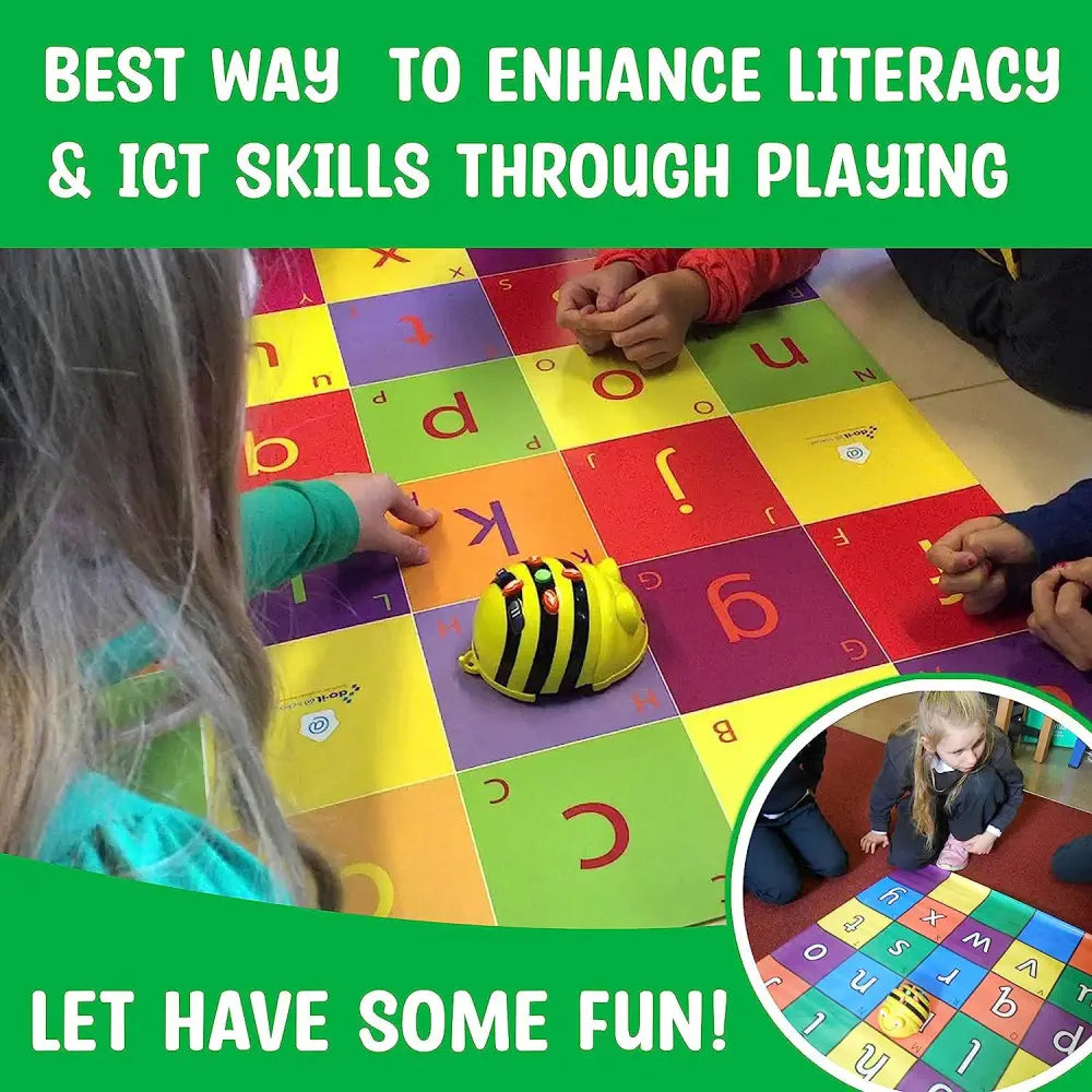 TTS Bee-Bot & Blue-Bot Alphabet Mat – Interactive Coding STEM Alphabet ...